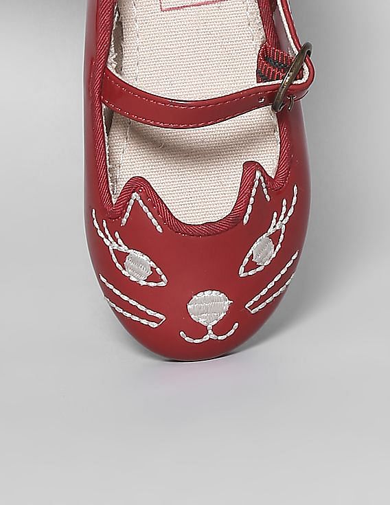 Buy GAP Girls Red Cat Mary Jane Flats NNNOW