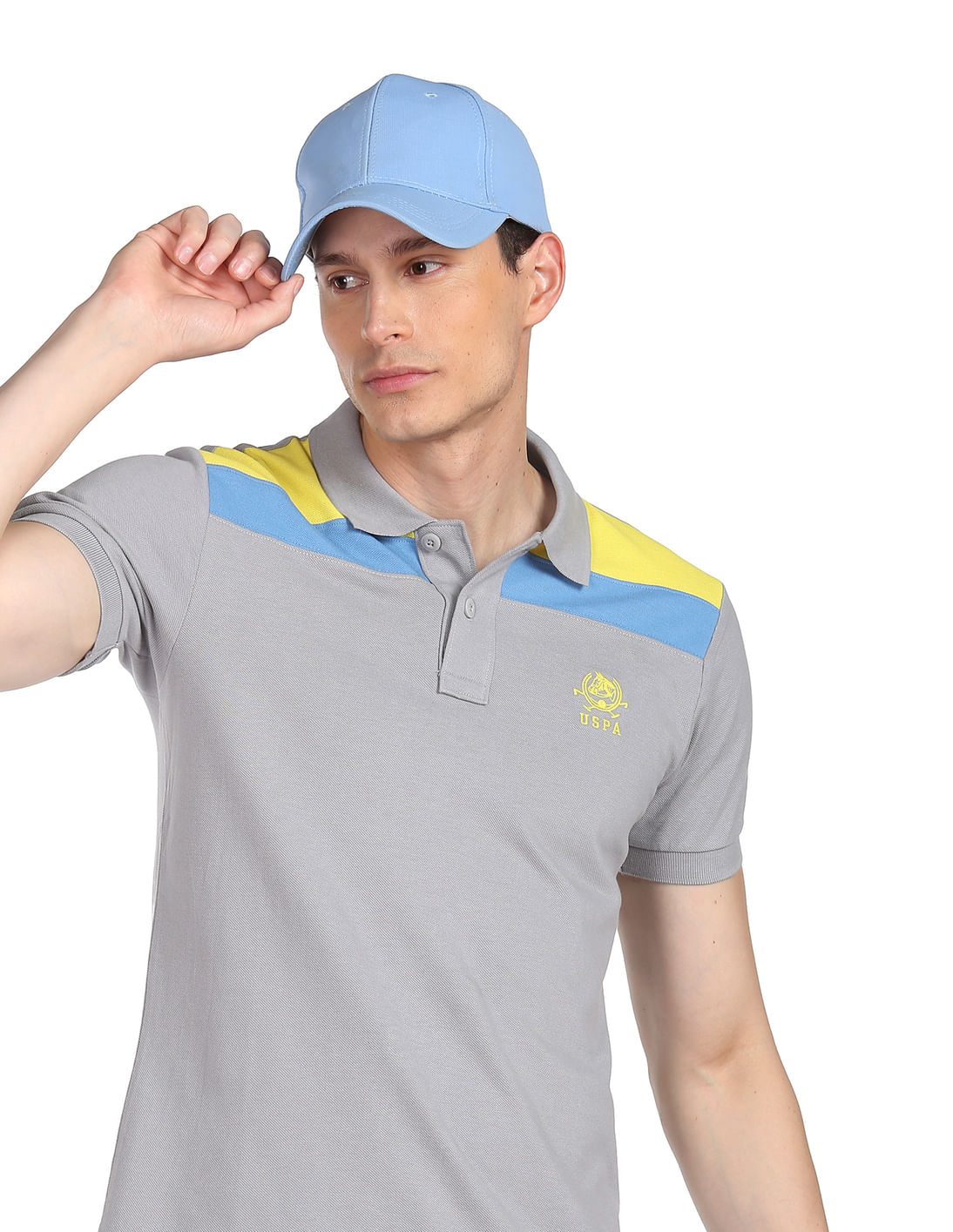 Buy U.S. Polo Assn. Panelled Colour Block Polo Shirt - NNNOW.com